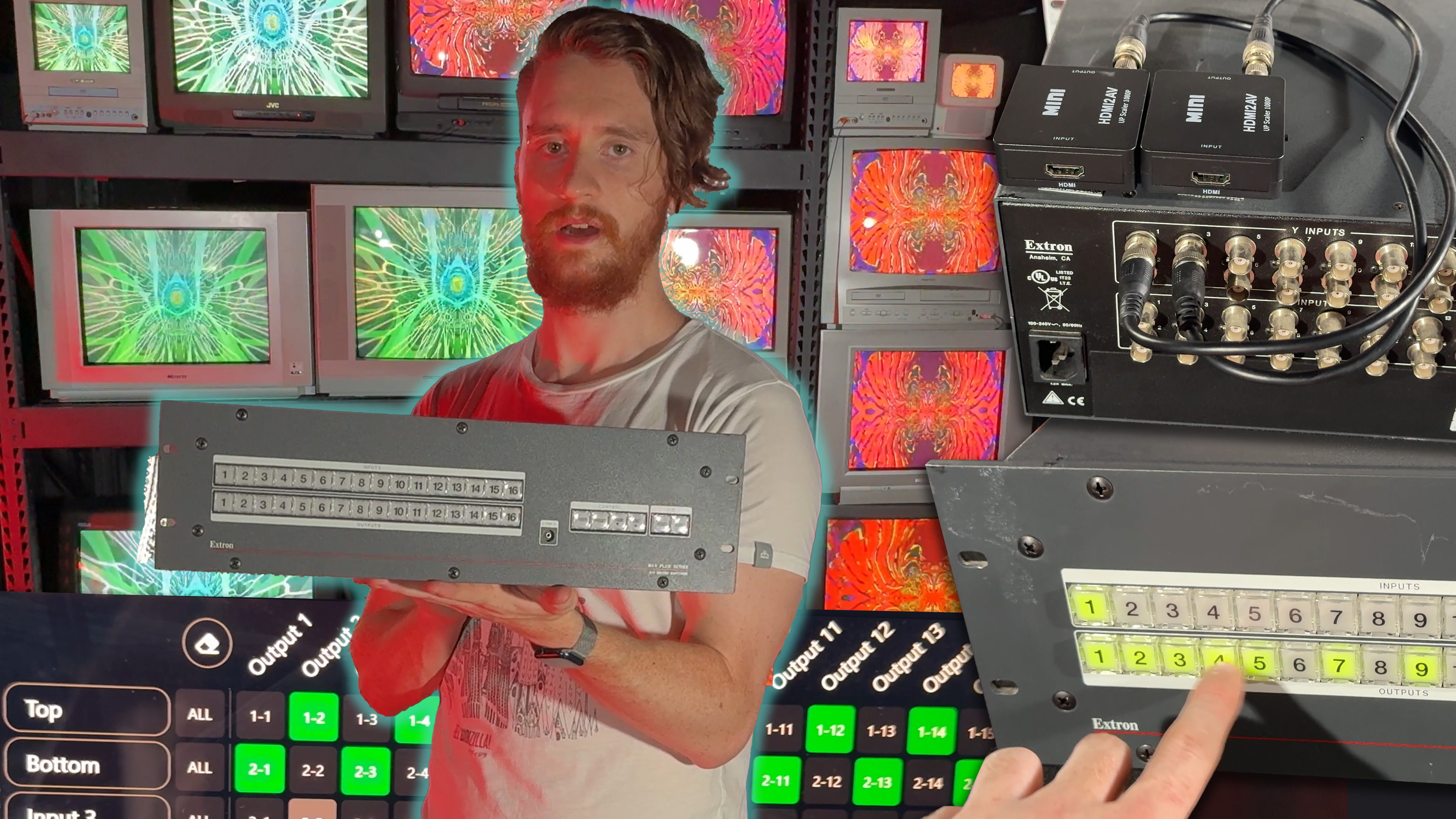 How to Make a CRT Video Wall Matrix | Nuvotion Visuals